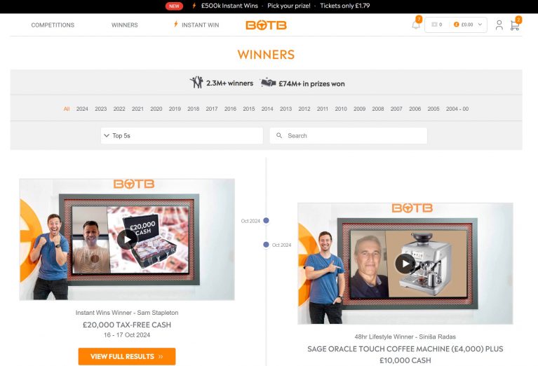 BOTB Review - Real Competitions