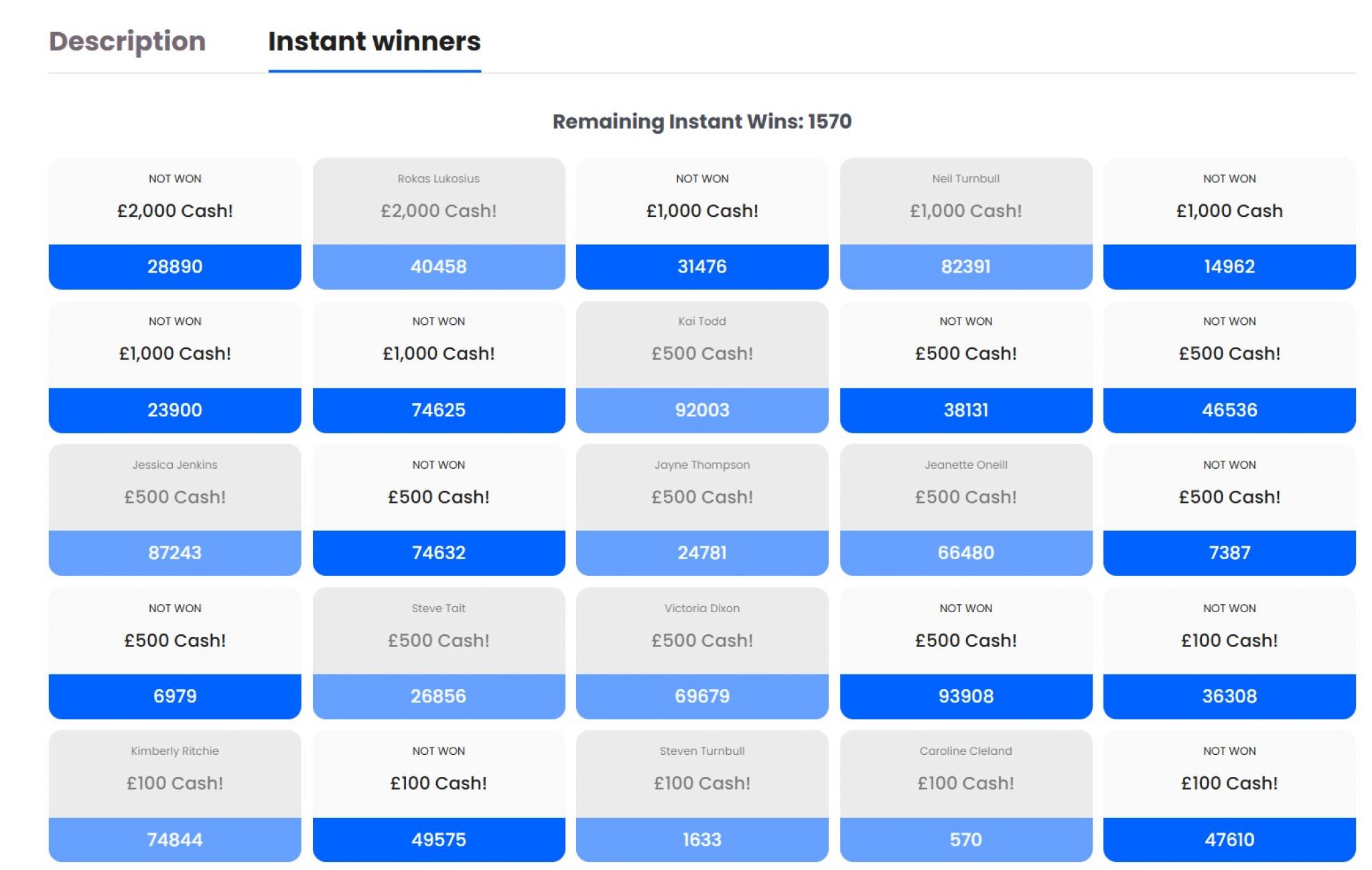 Borders Competitions Review - Real Competitions